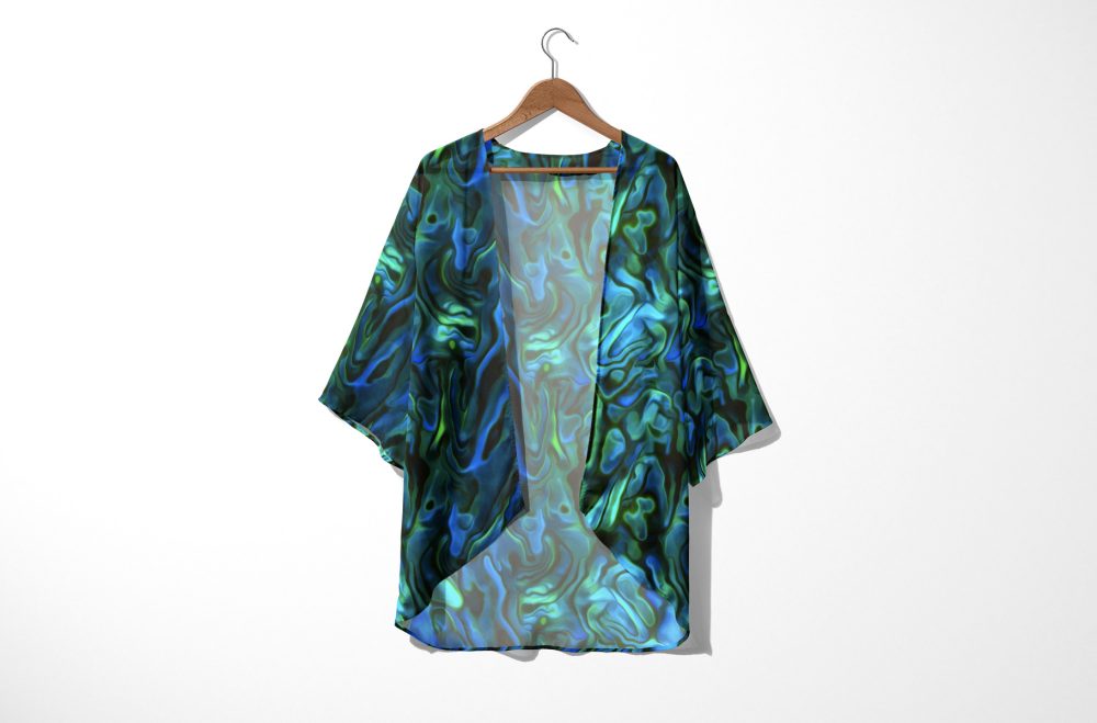 Abalone Paua Shell Seamless Pattern | Leysa Flores